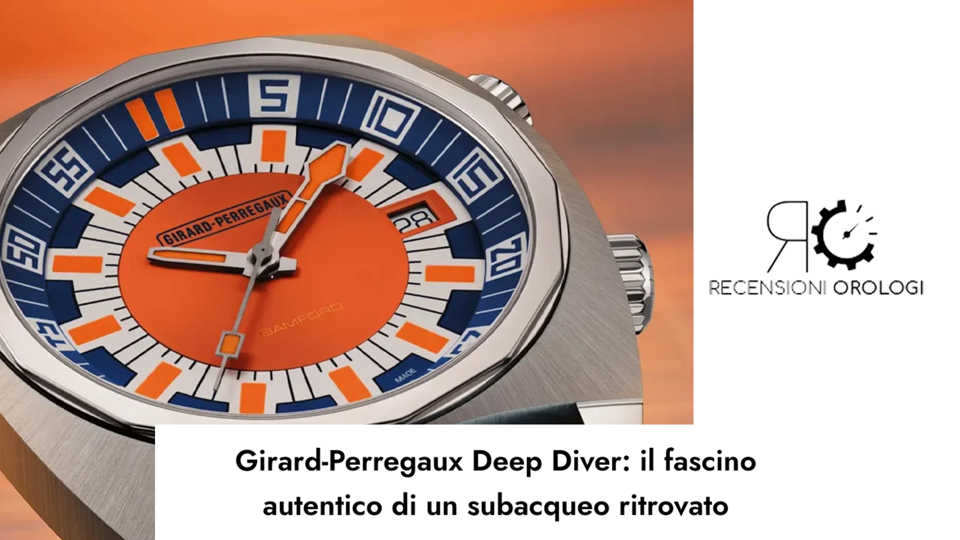 RECESIONI OROLOGI: GP Deep Diver: il fascino autentico di un subacqueo ...